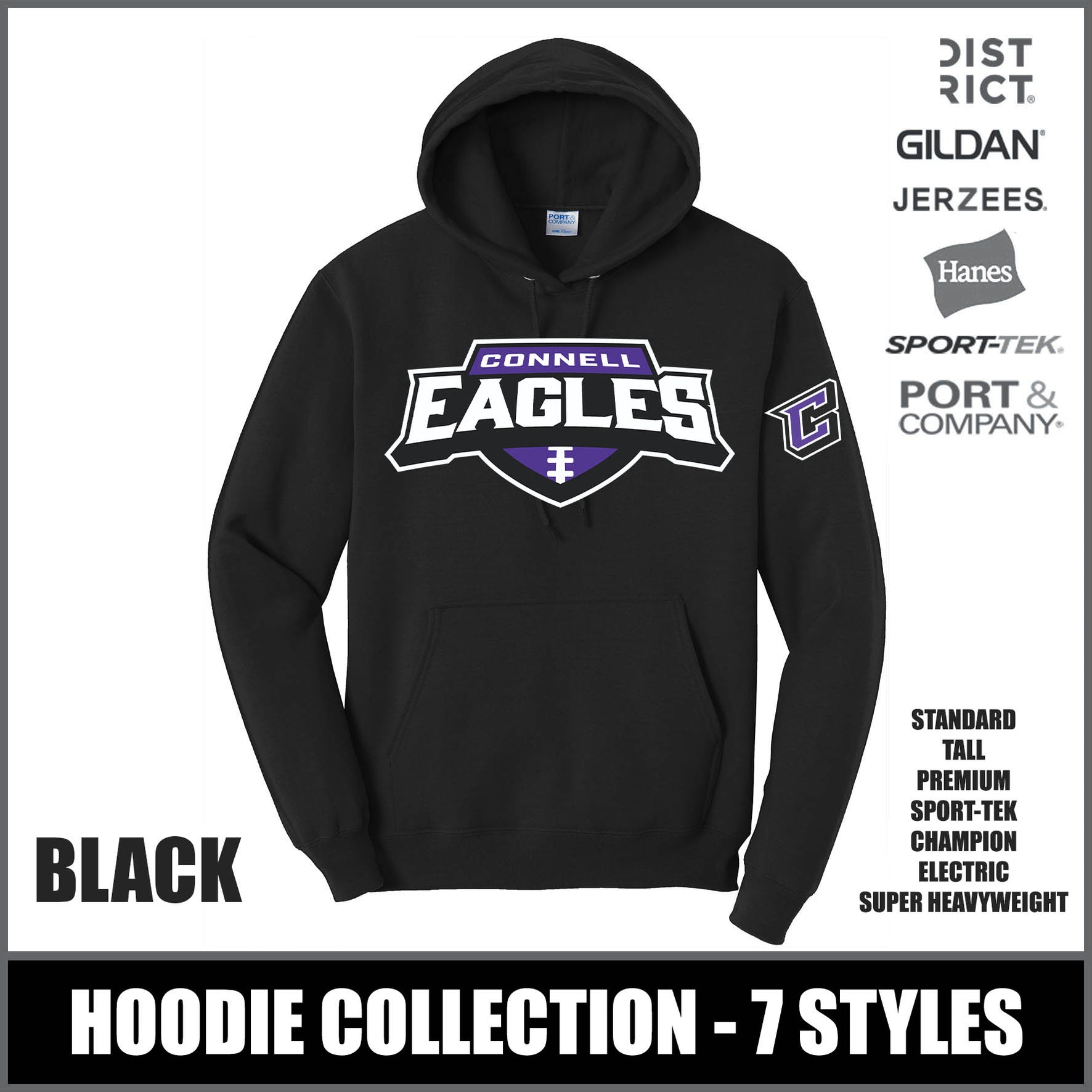 Connell High School Football Apparel & Caps - ConnellWA.com — shop ...