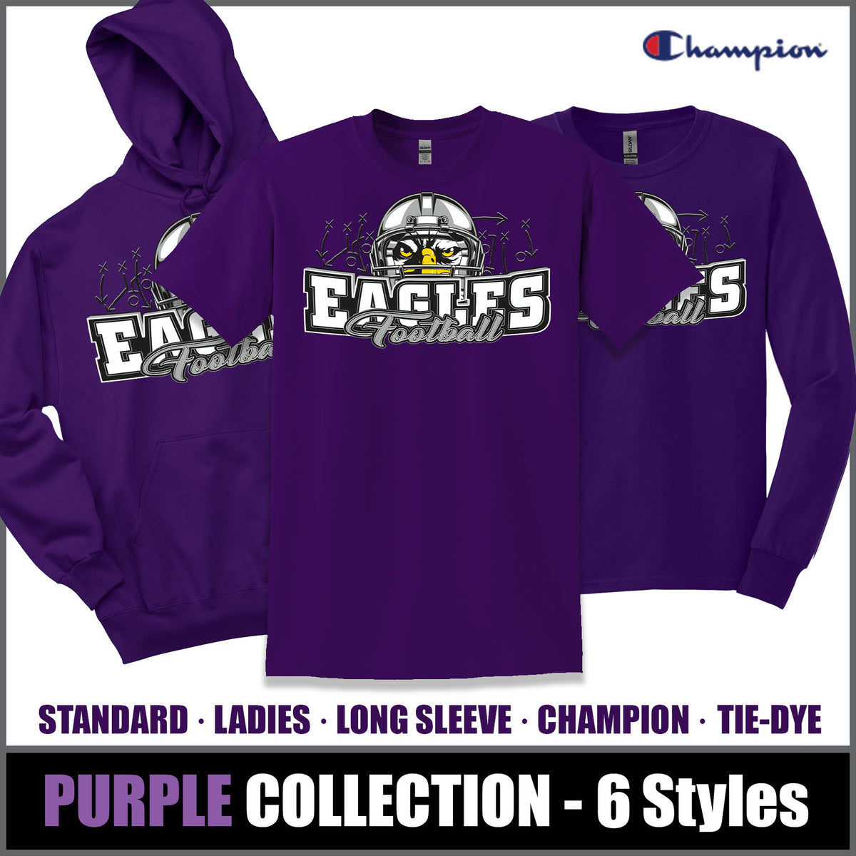 "Helmet" PURPLE Collection - Connell Football — shop.ConnellWA.com