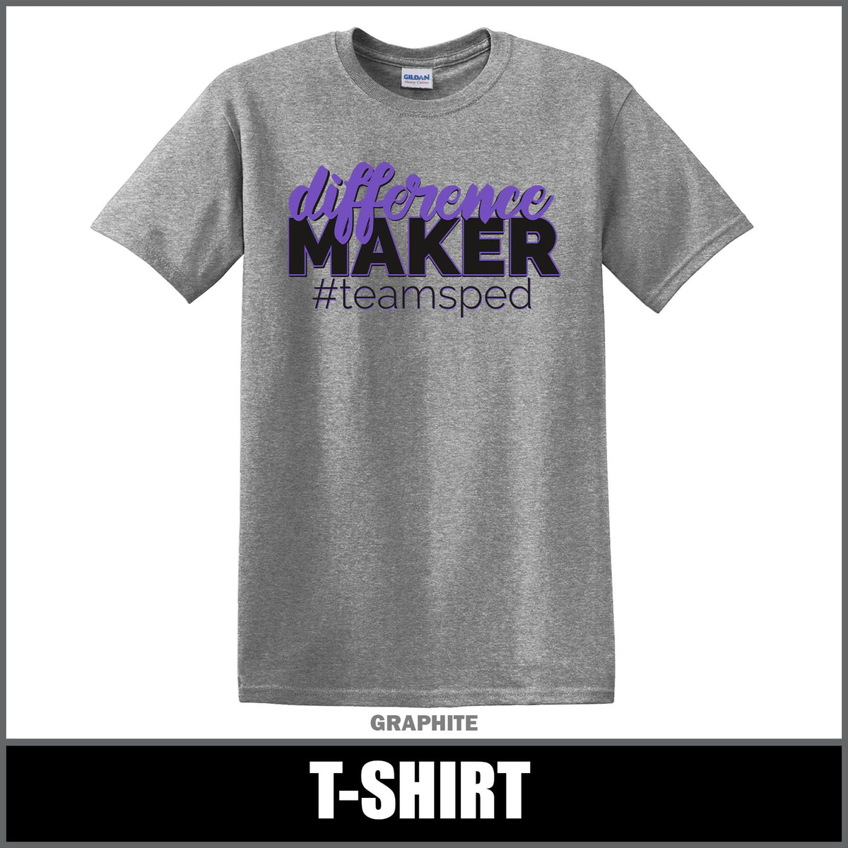 "Difference Maker" T-Shirt - #teamsped — shop.ConnellWA.com