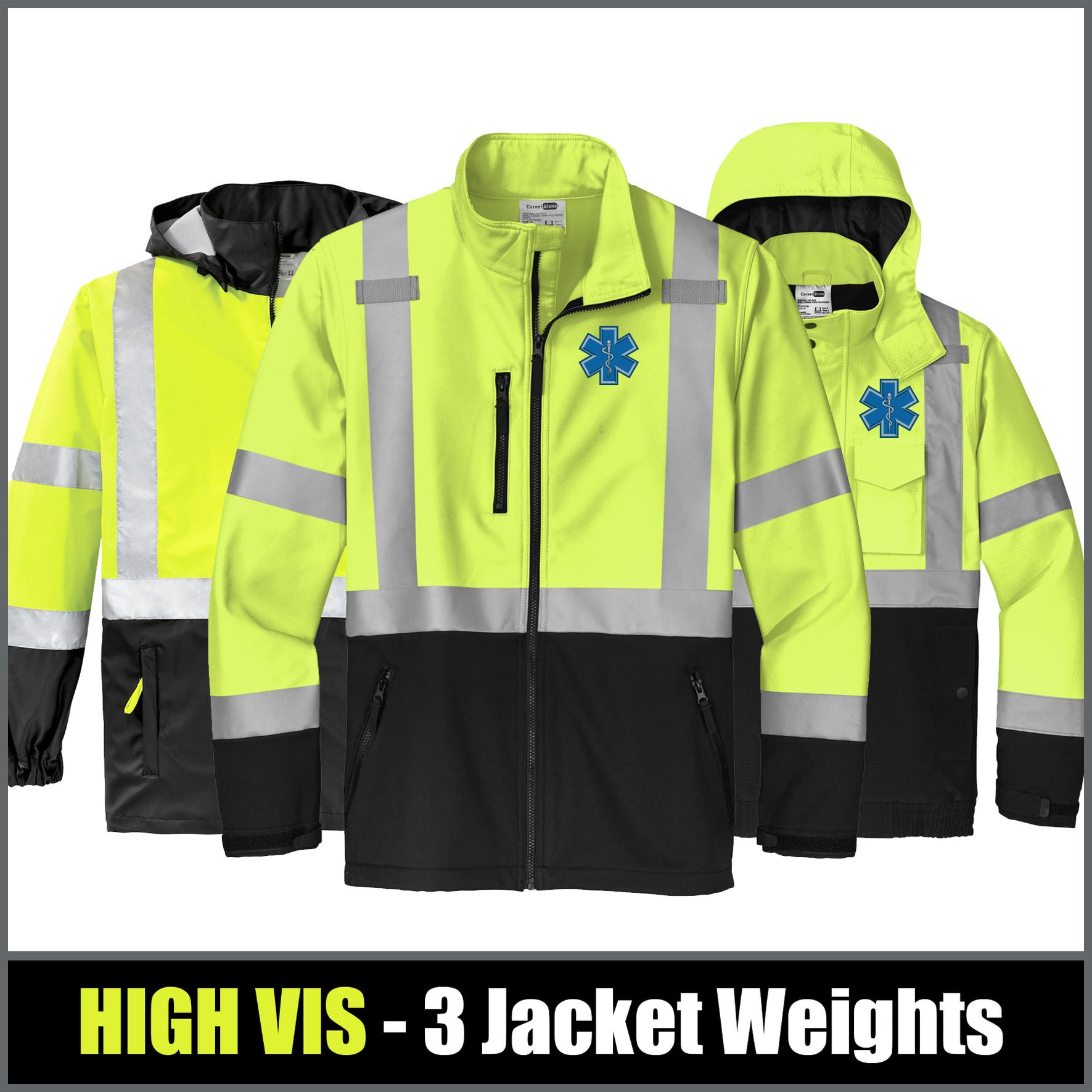 High-Vis Coats - EMS — shop.ConnellWA.com