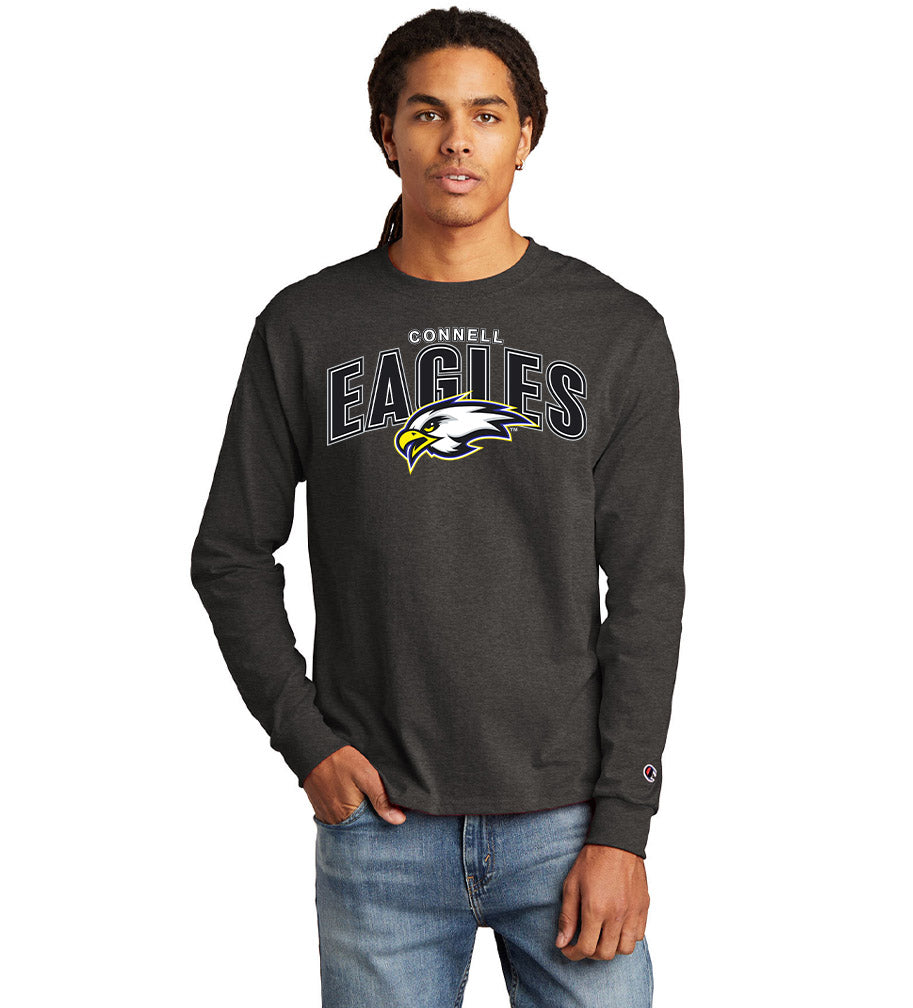 "Ultimate" Champion® Long Sleeve - Connell Eagles — shop.ConnellWA.com